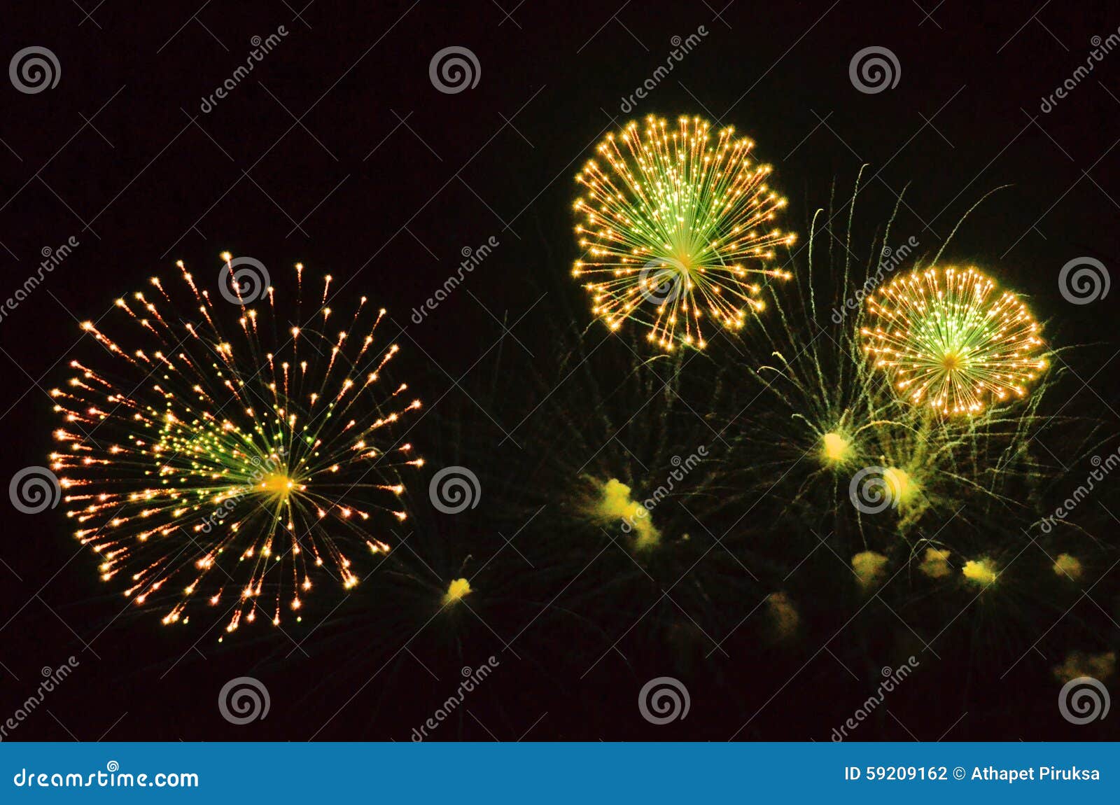 Beautiful Blasted Firecrackers Stock Photo - Image of crackers, evening ...