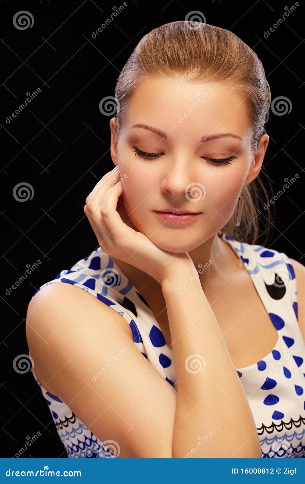 Beautiful blonde stock photo. Image of fresh, concept - 16000812