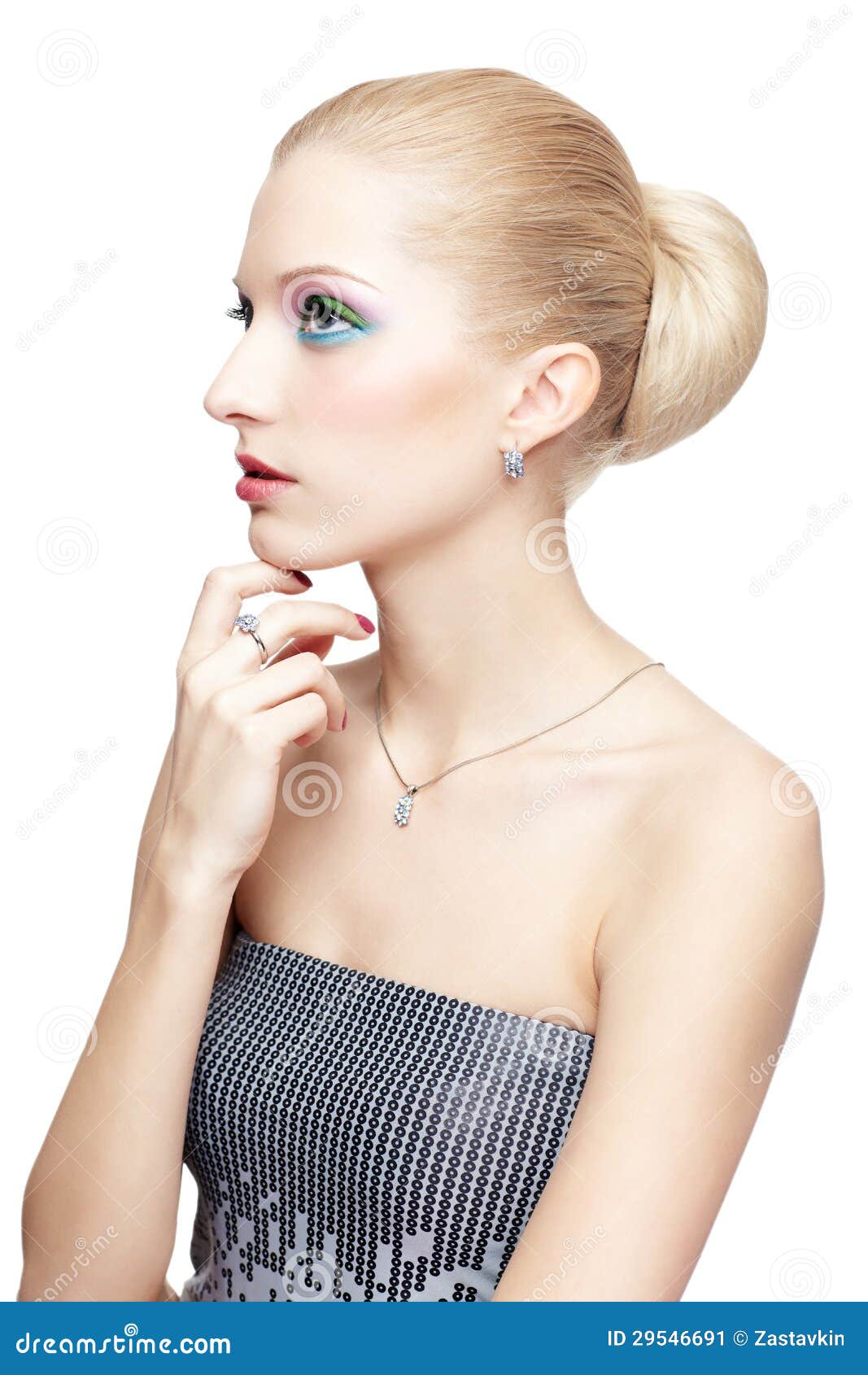 Beautiful blonde stock image. Image of lifestyle, expression - 29546691