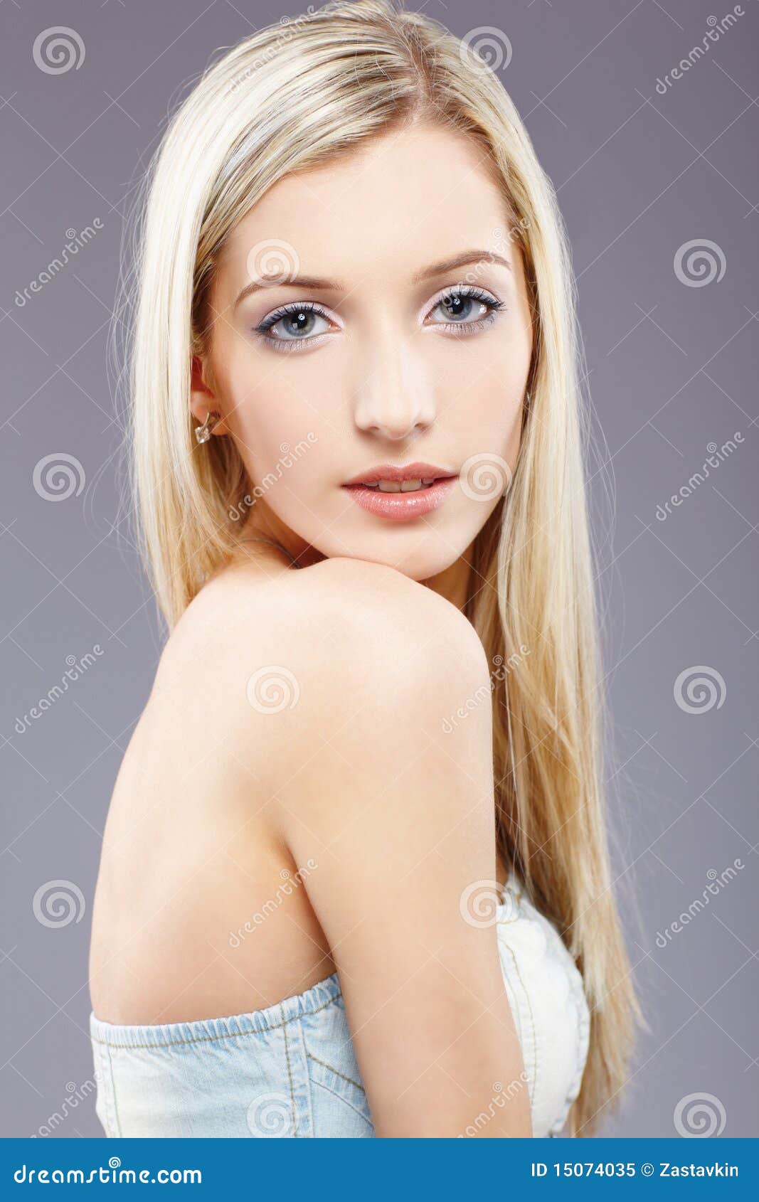 Beautiful Blonde Girl Stock Image Image Of Hairdo Lady 15074035