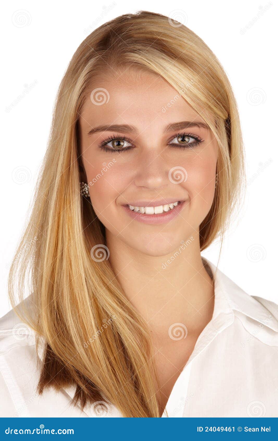 Beautiful Blonde Woman Stock Image Image Of Beautiful 24049461