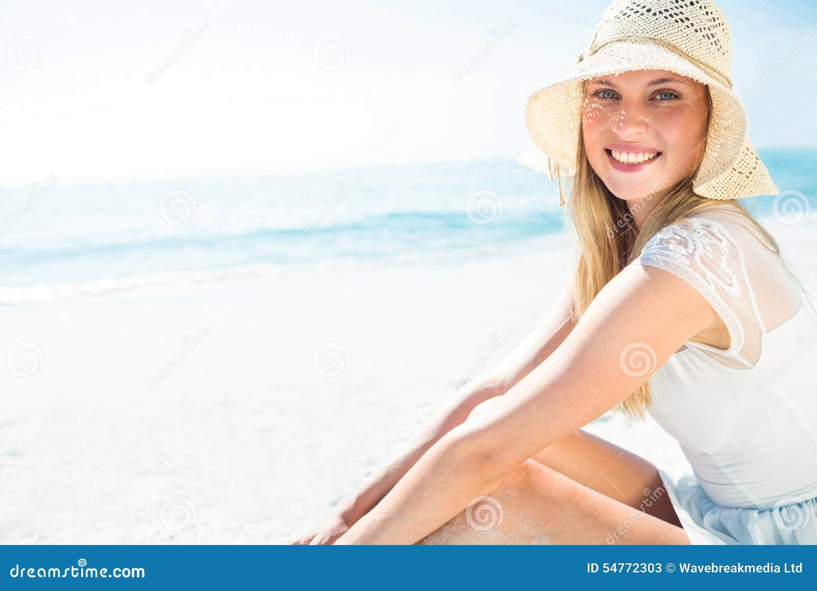 Beautiful Blonde Woman On A Sunny Day Stock Image Image Of Caucasian
