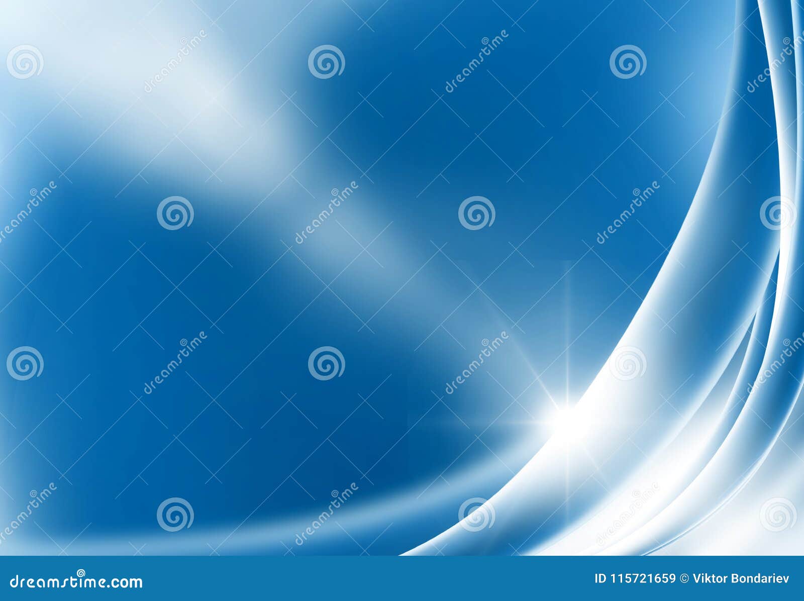 Beautiful Blue Abstract Background Closeup Stock Illustration ...