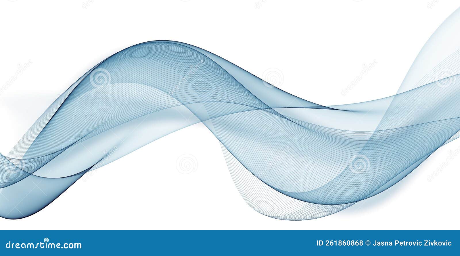 Blue Abstract Lines Swoosh Wave Smooth Wave Border Background Wave Blue ...