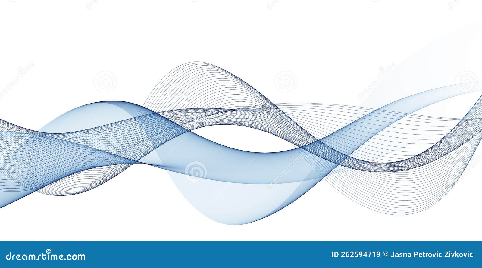 Blue Abstract Lines Swoosh Wave Smooth Wave Border Background Wave Blue ...