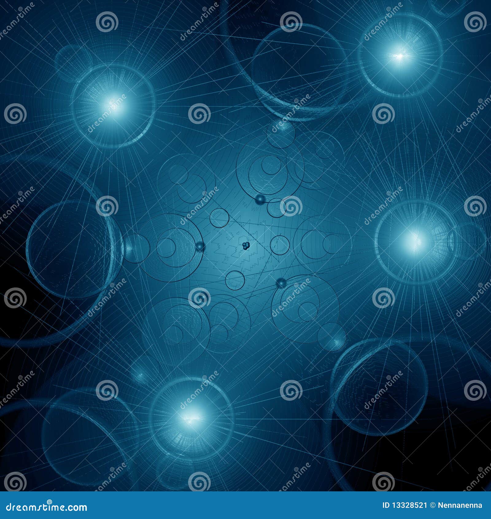 Beautiful blue background stock illustration. Illustration of card ...