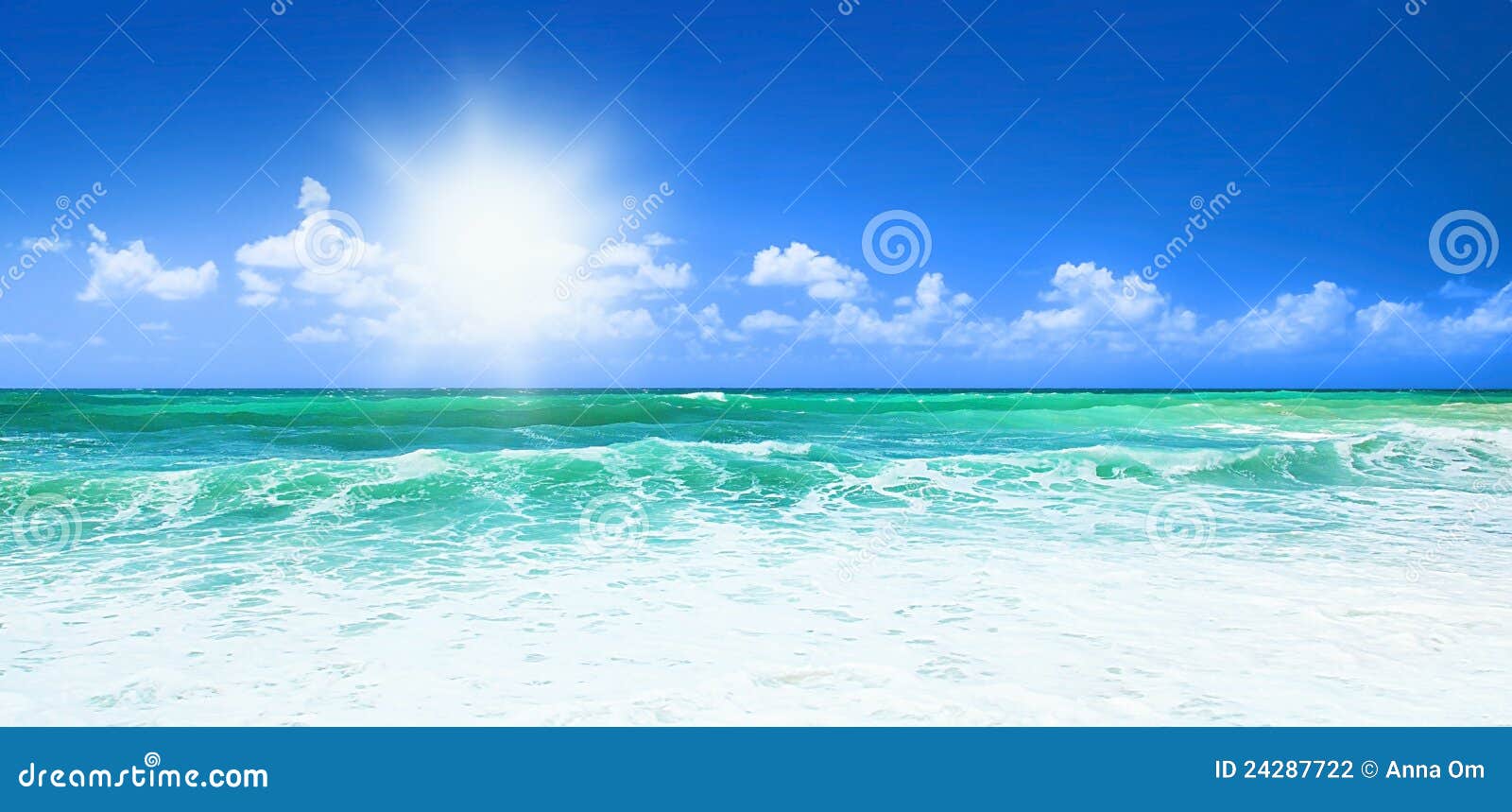 Beautiful blue beach stock photo. Image of landscape - 24287722