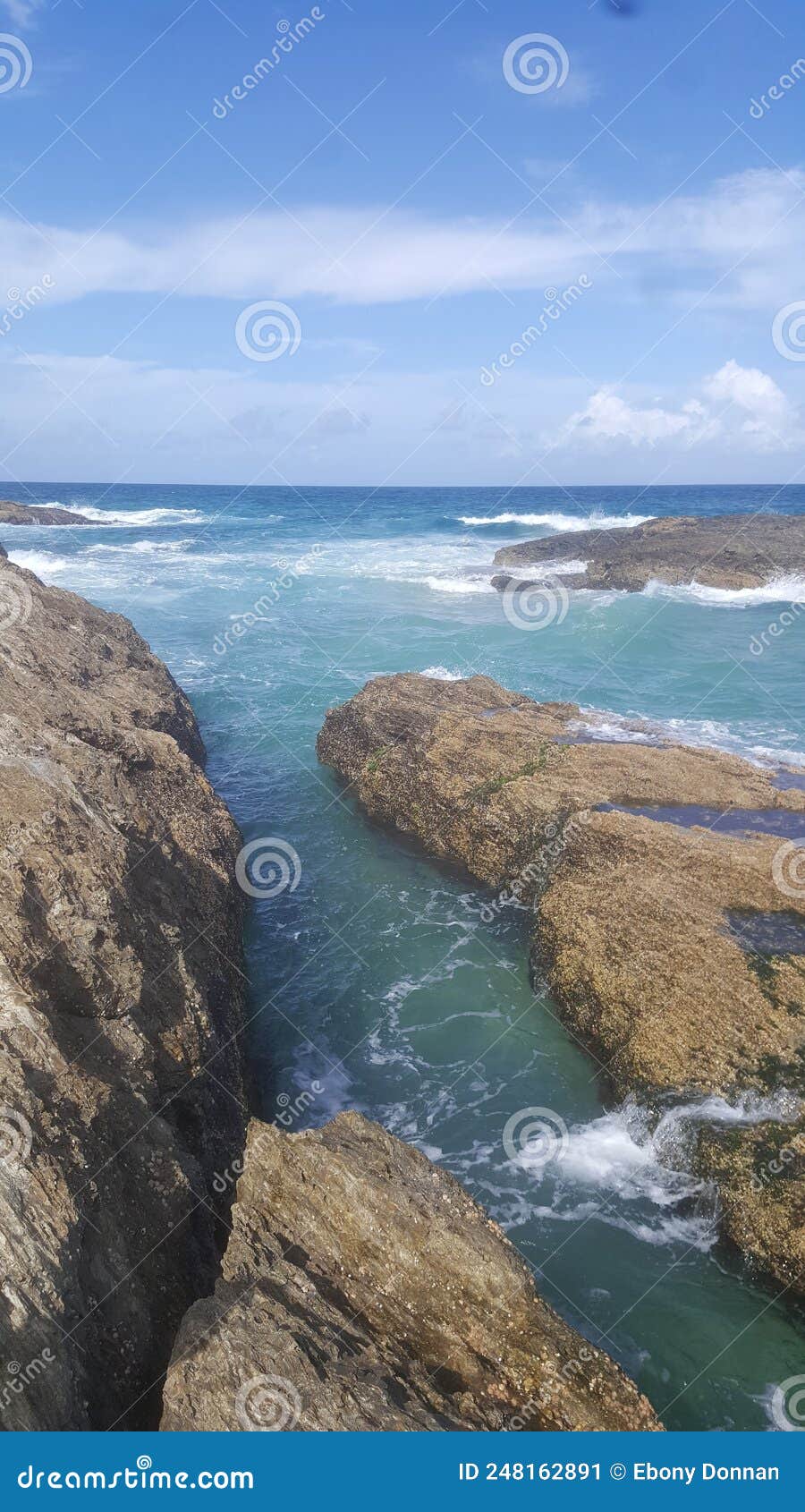Beautiful Blue Beaches stock image. Image of wave, water - 248162891
