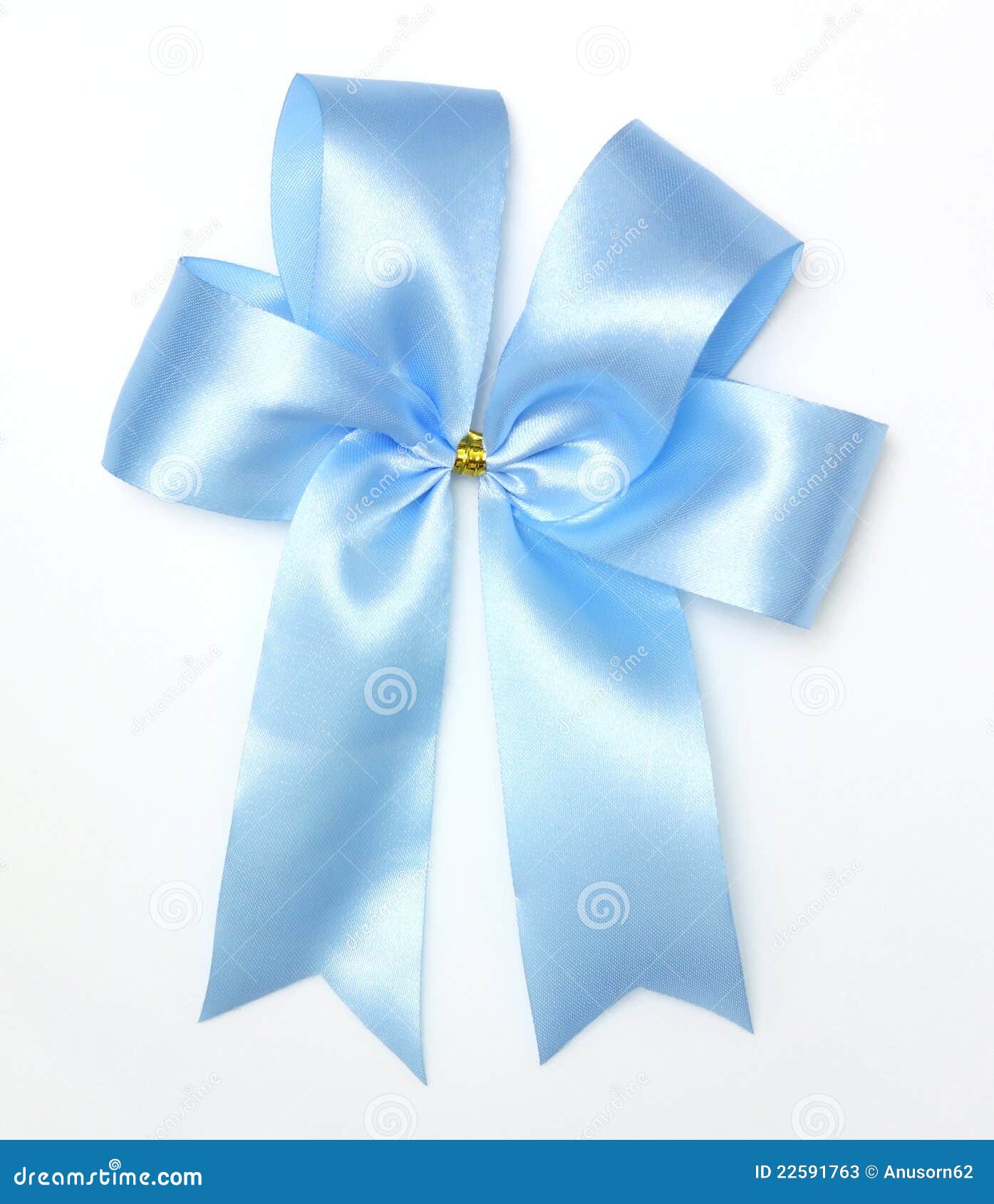 Beautiful blue bow stock image. Image of blue, textile - 22591763