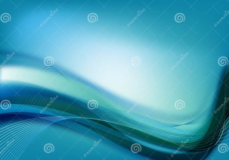 Beautiful blue design stock illustration. Illustration of abstract ...