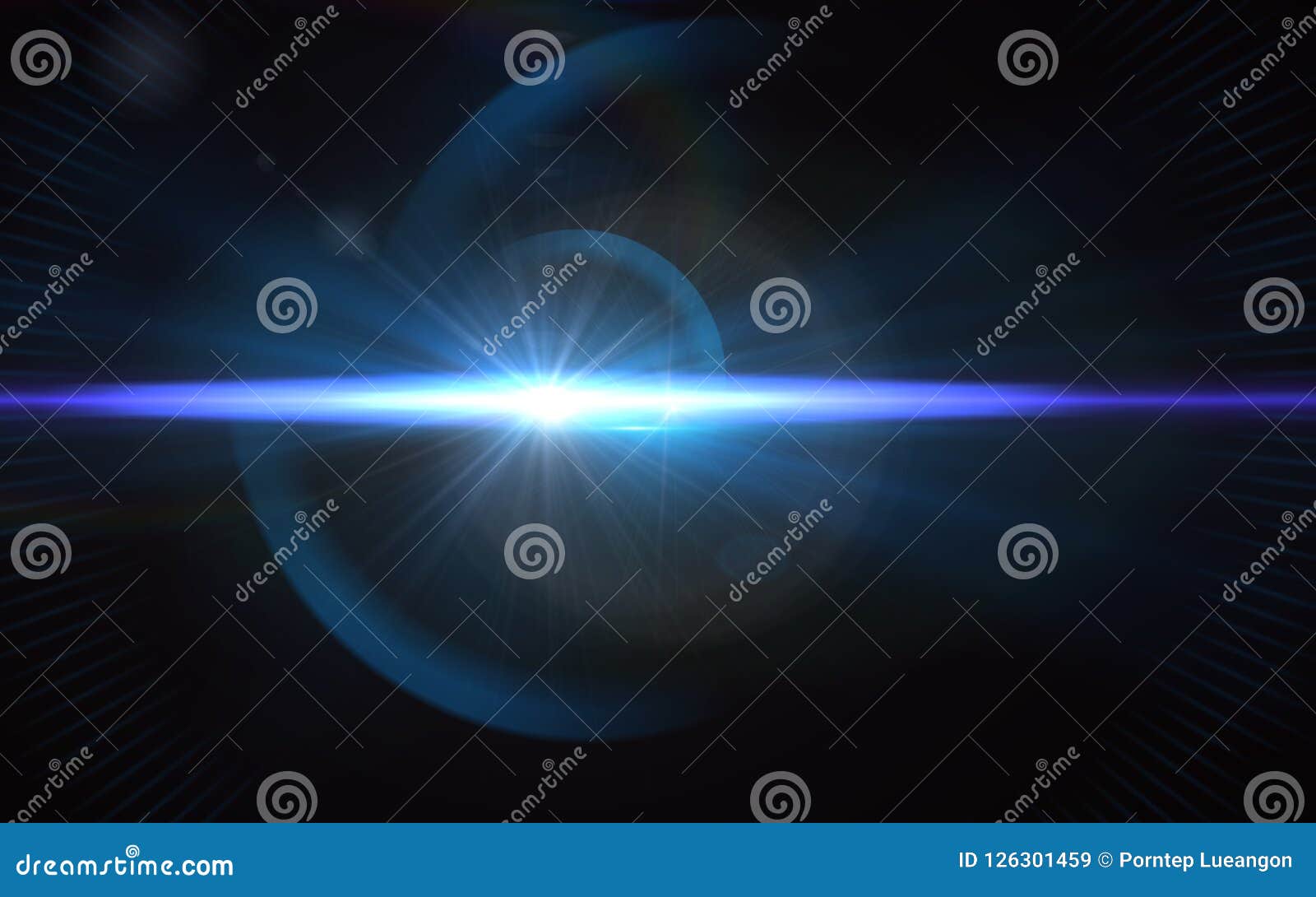 Blue Lens Flare