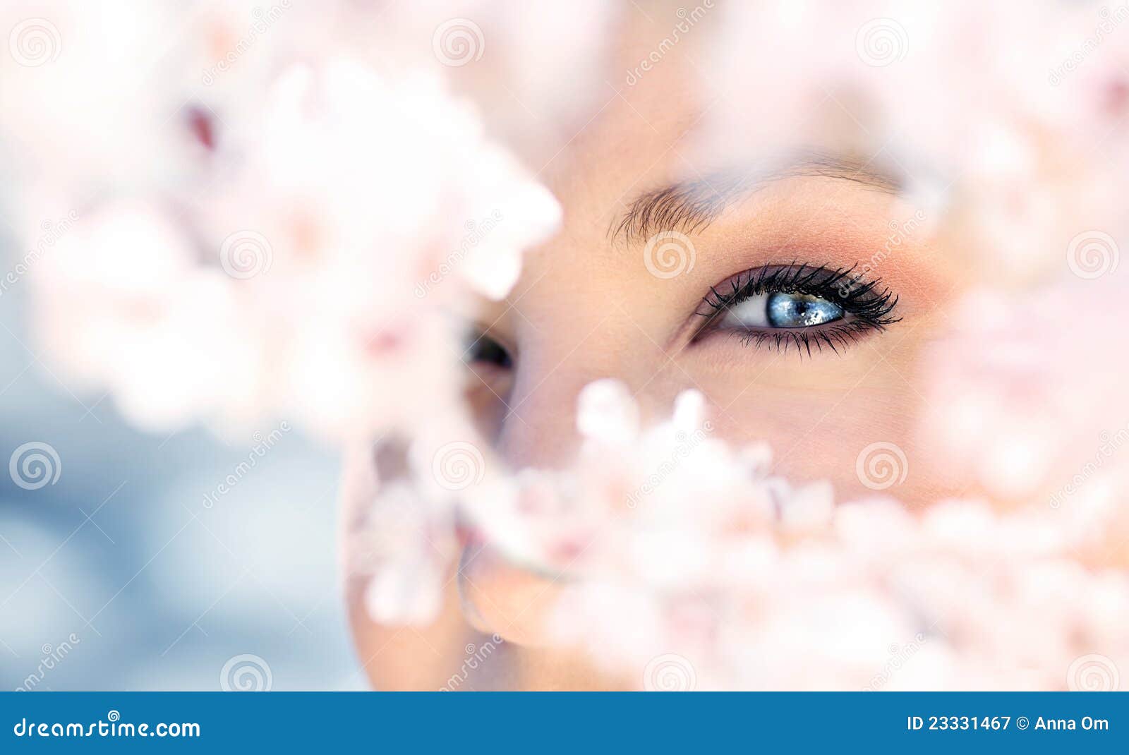 Beautiful blue eye stock image. Image of abstract, eyesight - 23331467