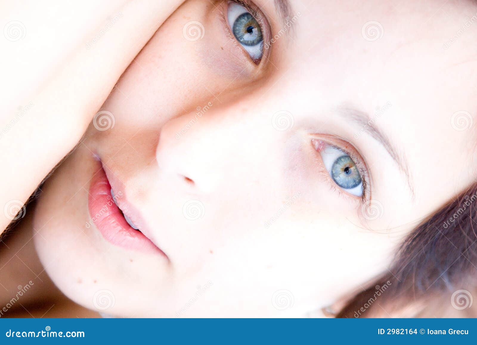 Beautiful blue eyed woman stock photo. Image of look, blue - 2982164