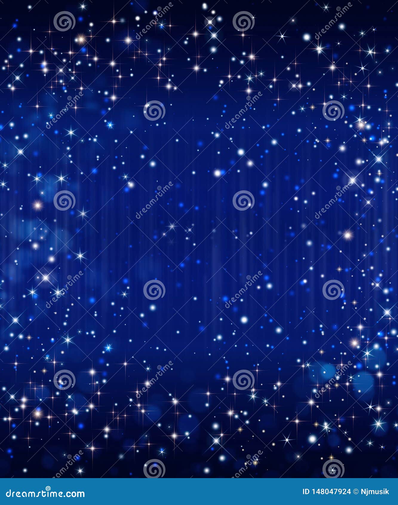 Beautiful Blue Festive Background Stock Illustration - Illustration of ...