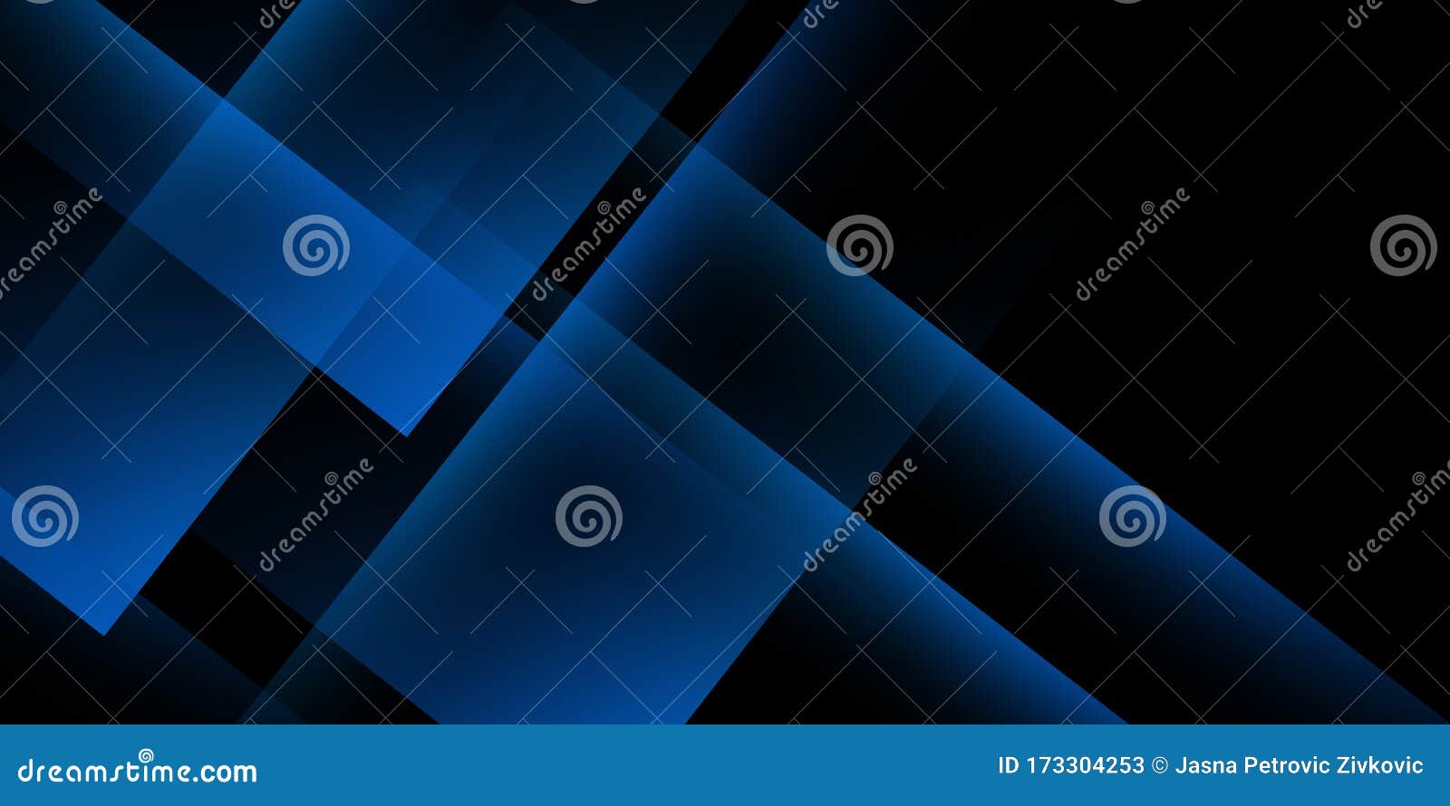 Blue Geometric Technological Background. Template Brochure and Layout ...
