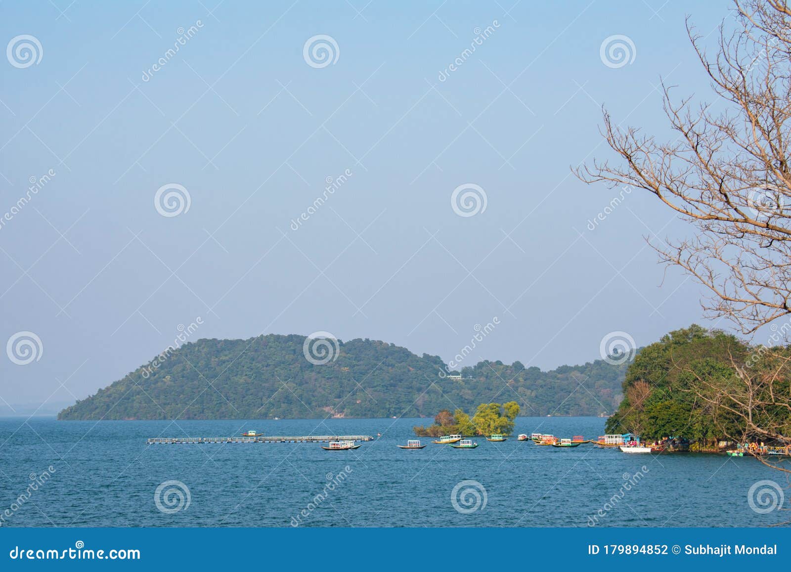 A Beautiful Blue Lake in Maithon Dam Stock Photo - Image of earth, fine ...