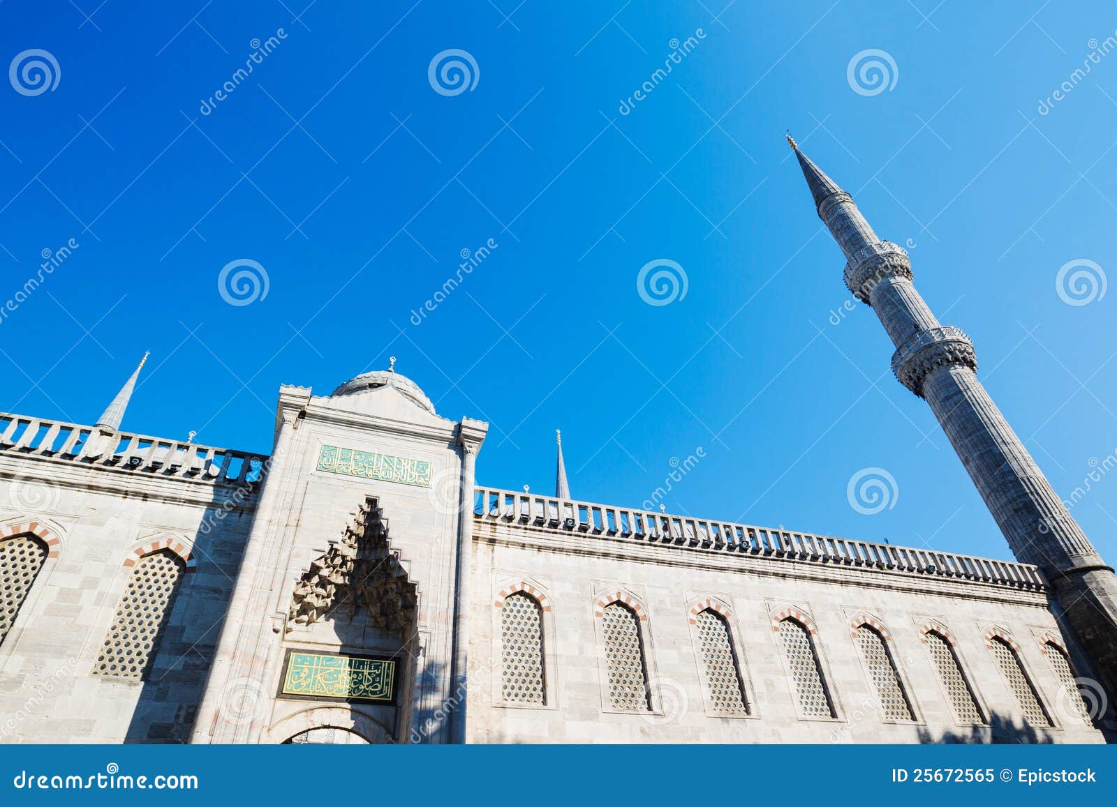Beautiful Blue Mosque stock image. Image of dome, architectural - 25672565