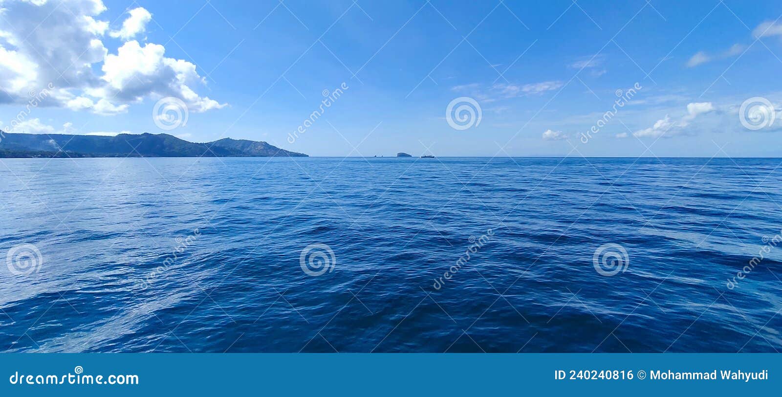 Beautiful Blue ocean stock photo. Image of lake, beach - 240240816