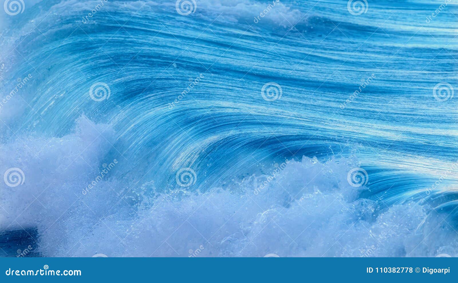 Beautiful Blue Ocean Wave in Costa Brava Coastal in Spain Stock Photo ...
