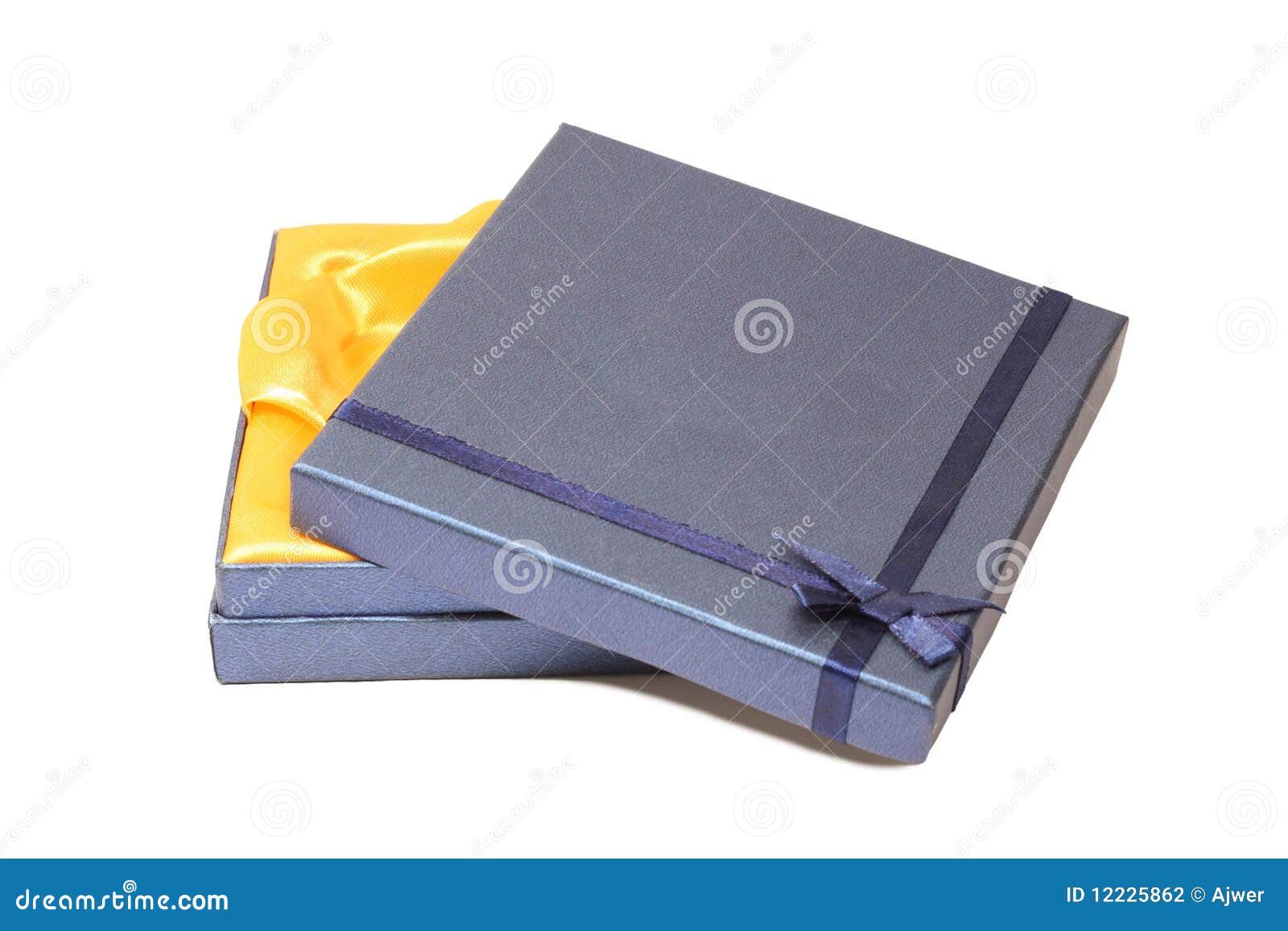 Beautiful Blue Open Gift Box Stock Photo - Image of gift, glad: 12225862