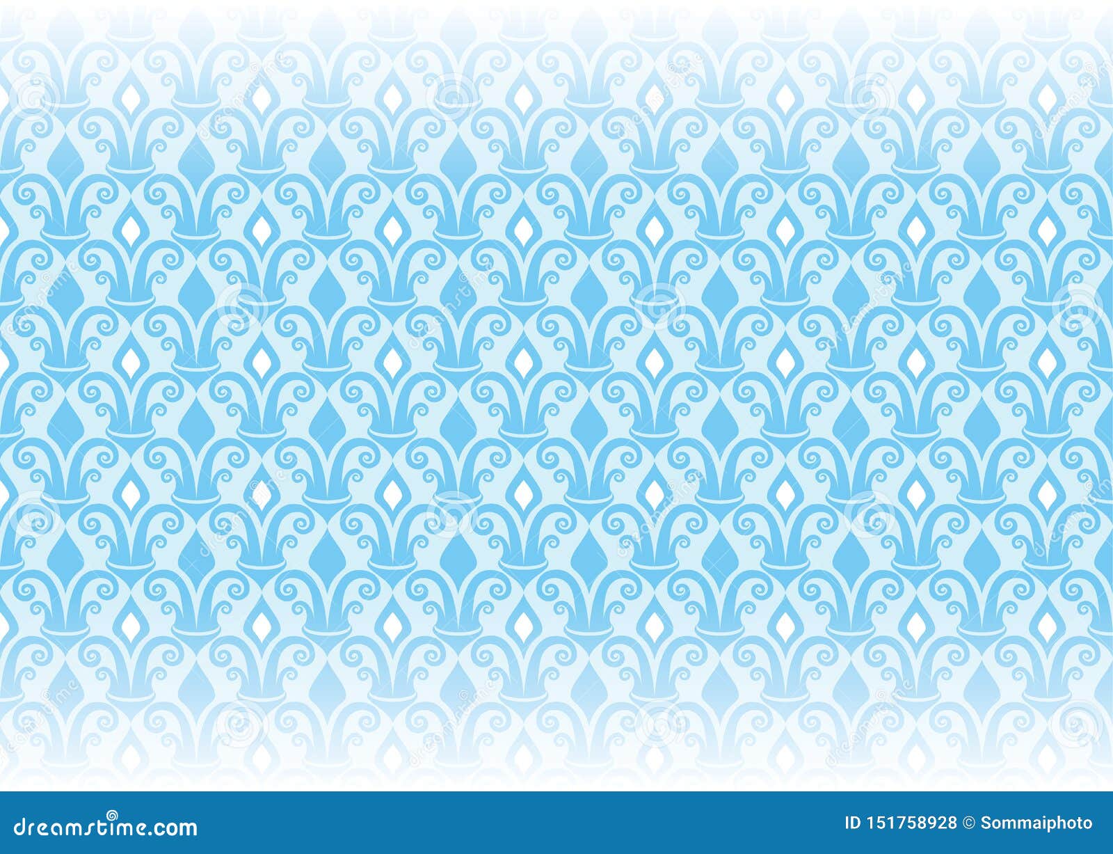 Beautiful Blue Pattern Backgrounds Stock Vector - Illustration of ...
