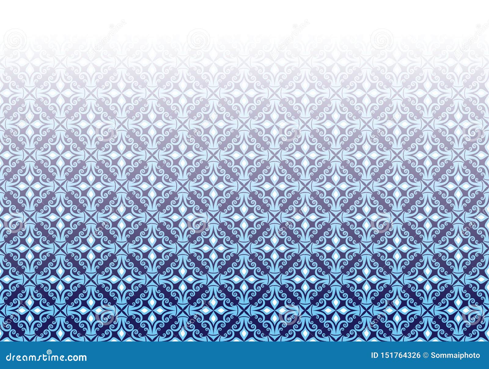 Beautiful Blue Pattern Backgrounds Stock Vector - Illustration of ...