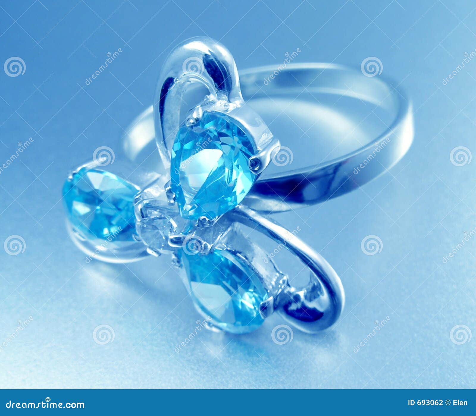 Beautiful blue ring stock photo. Image of congratulatory - 693062
