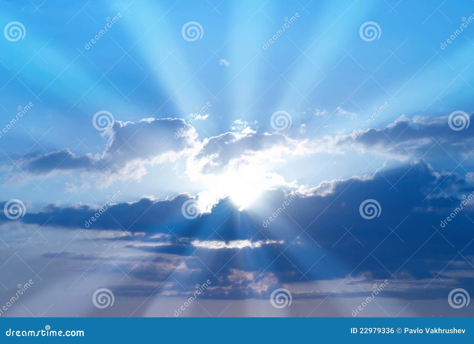 Beautiful blue sky stock photo. Image of glory, high - 22979336