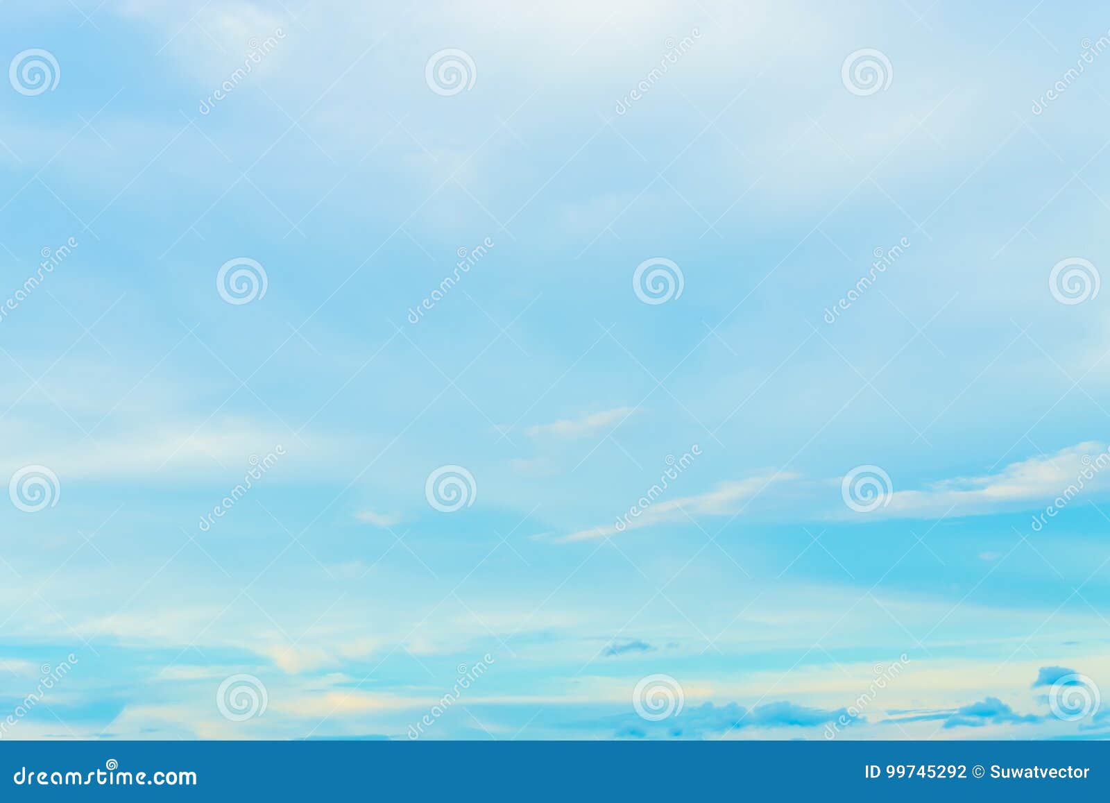 The Sky is a Small Cloud Floating in the Sky. Stock Photo - Image of ...