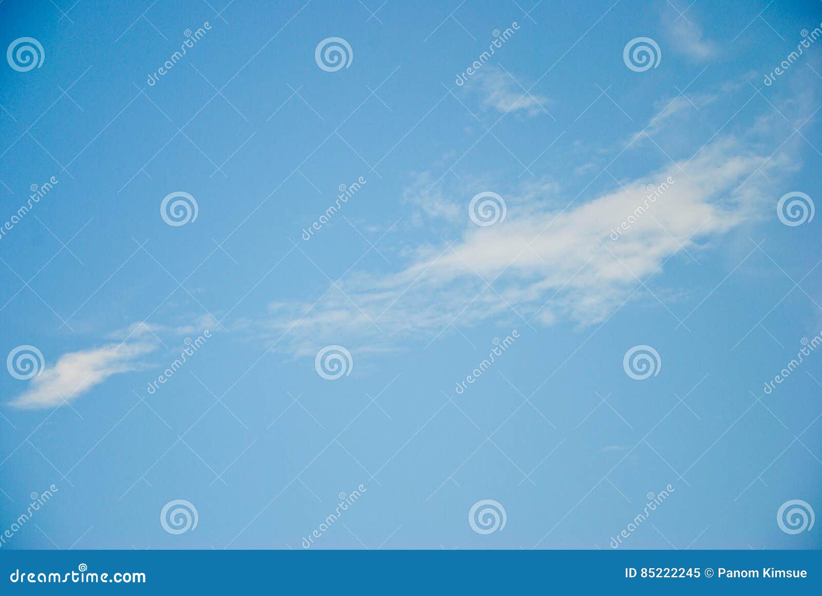 Beautiful Blue Sky Background with Tiny Cloud and Some Space for Input ...