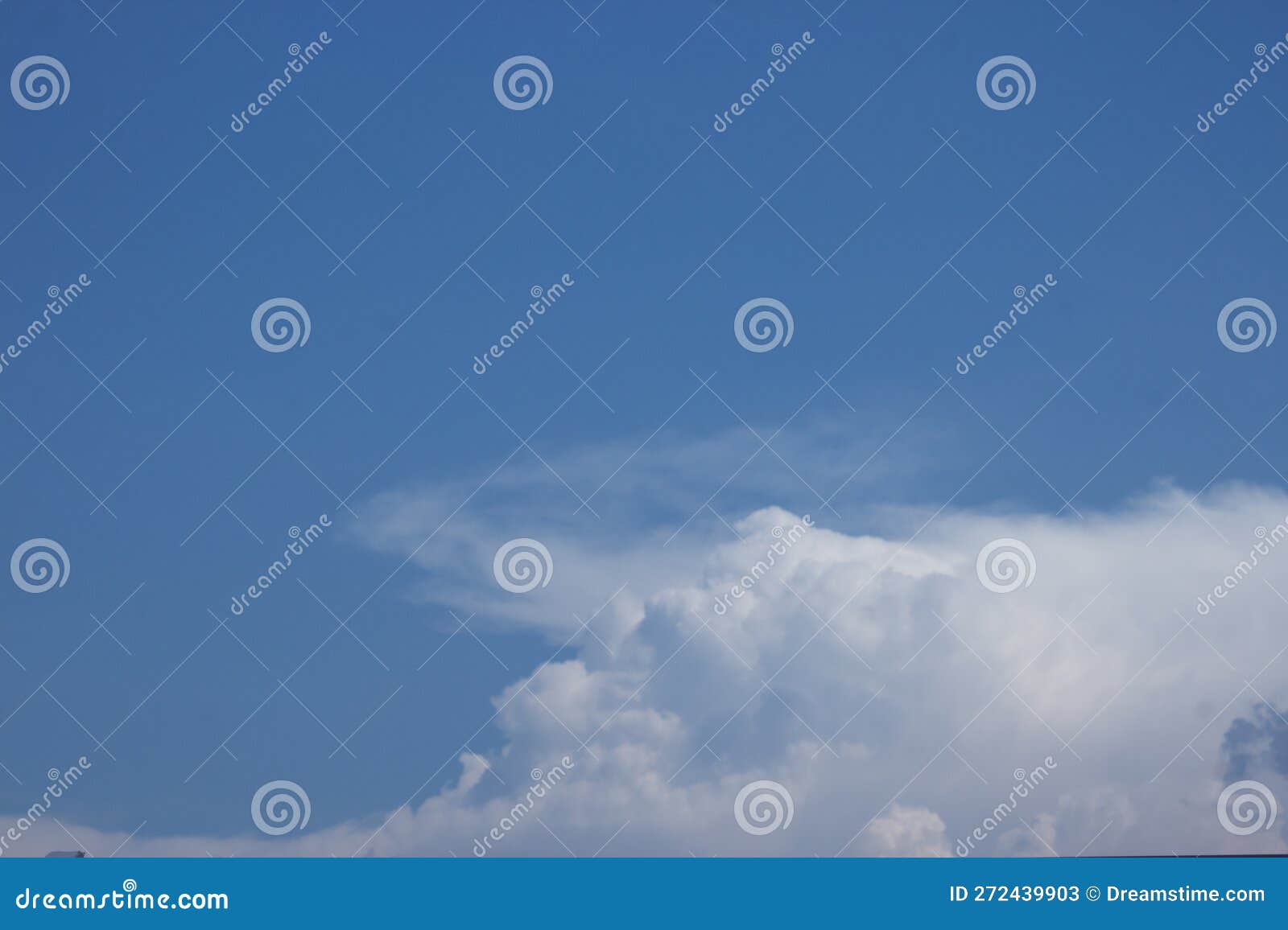 Beautiful Blue Sky and Bright White Clouds Stock Image - Image of ...