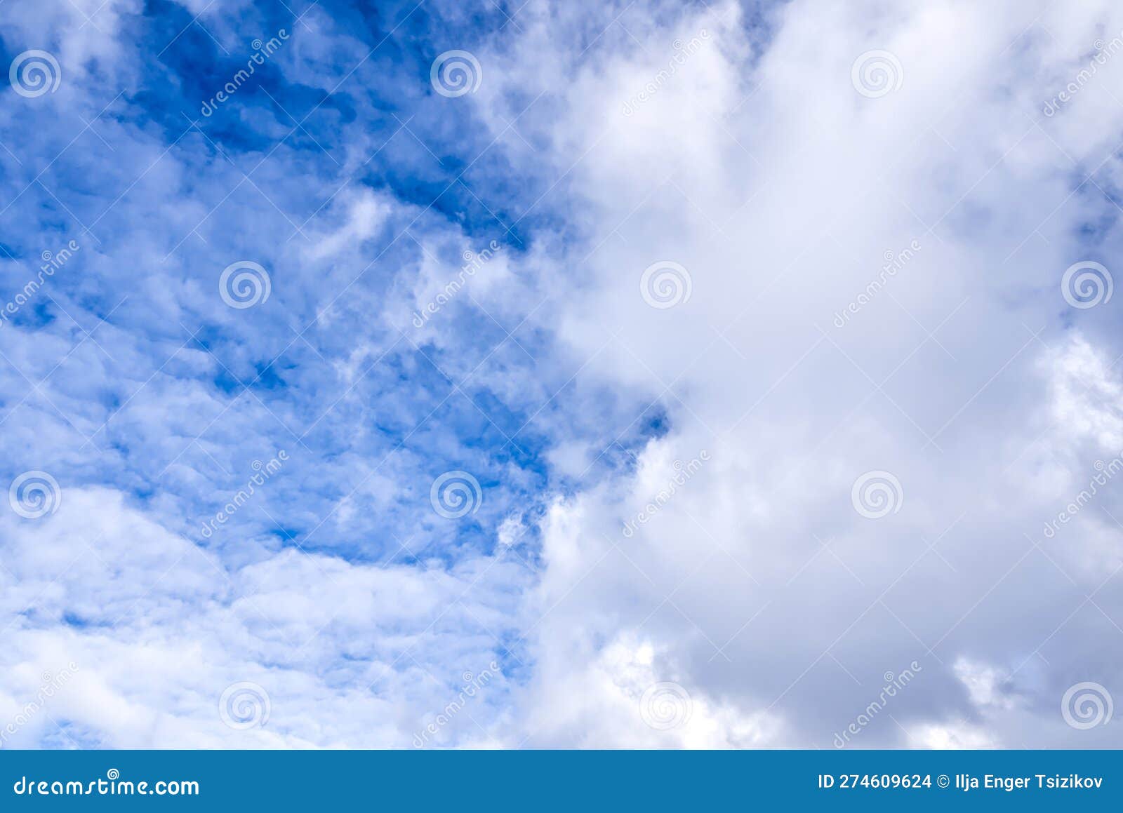 Beautiful Blue Sky and Bright Wite Clouds. Perfect Background Sky Image ...