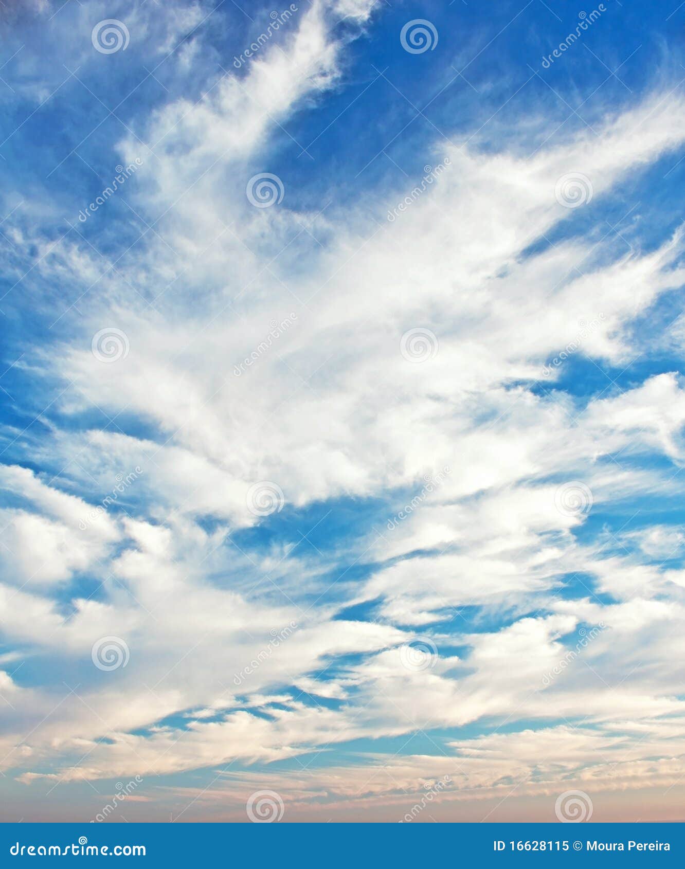 Beautiful Blue Sky With Clouds Royalty Free Stock Photo - Image: 16628115