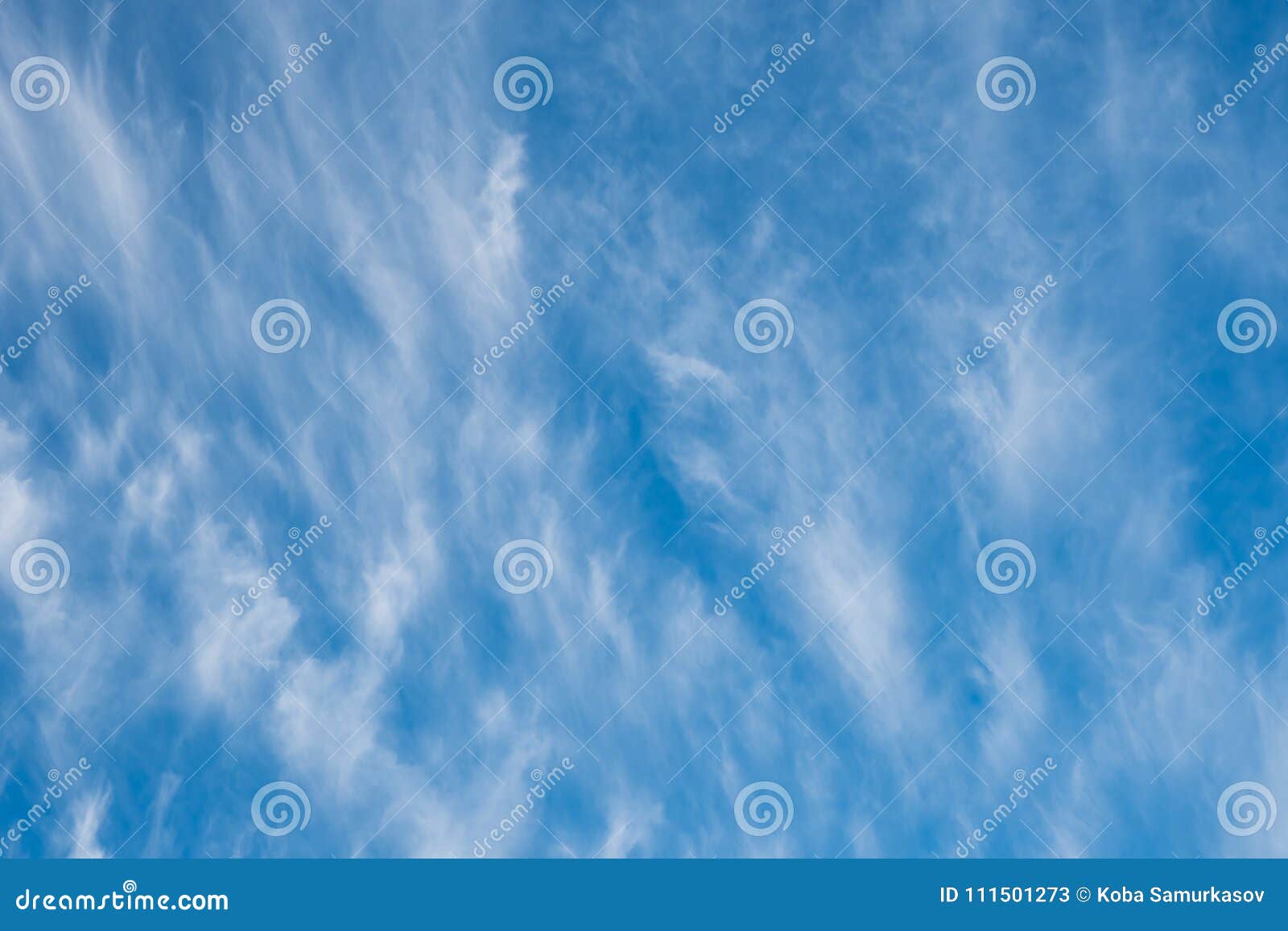 Beautiful Blue Sky with Clouds Background, Windy Day Stock Image ...
