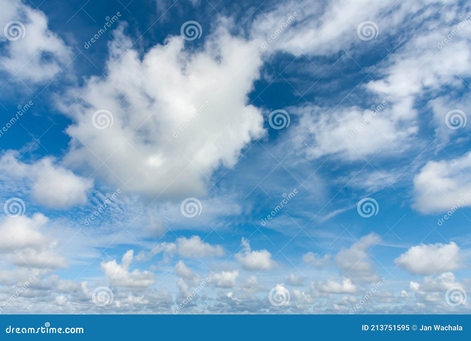 Beautiful Blue Sky with Clouds Stock Image - Image of cumulus, weather ...