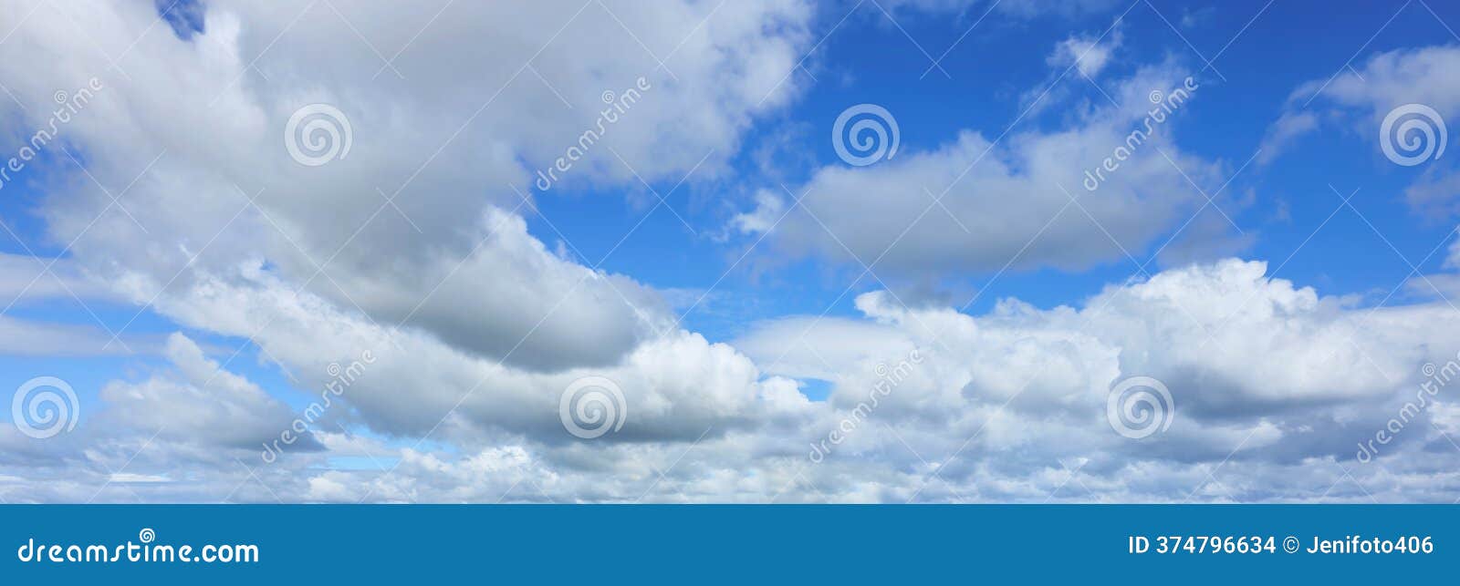 Cumulus Clouds Fog Mist Foggy Baby Blue Electric Blue Color Background ...