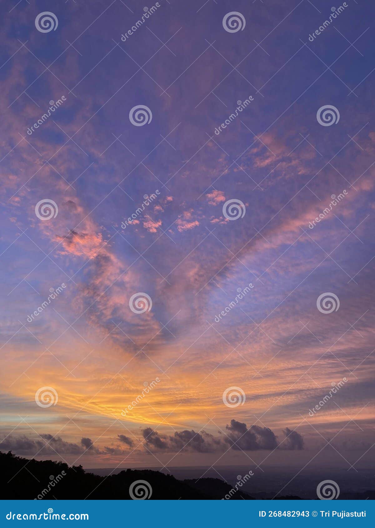 Beautiful Blue Sky in the Late Afternoon Today Stock Image - Image of ...