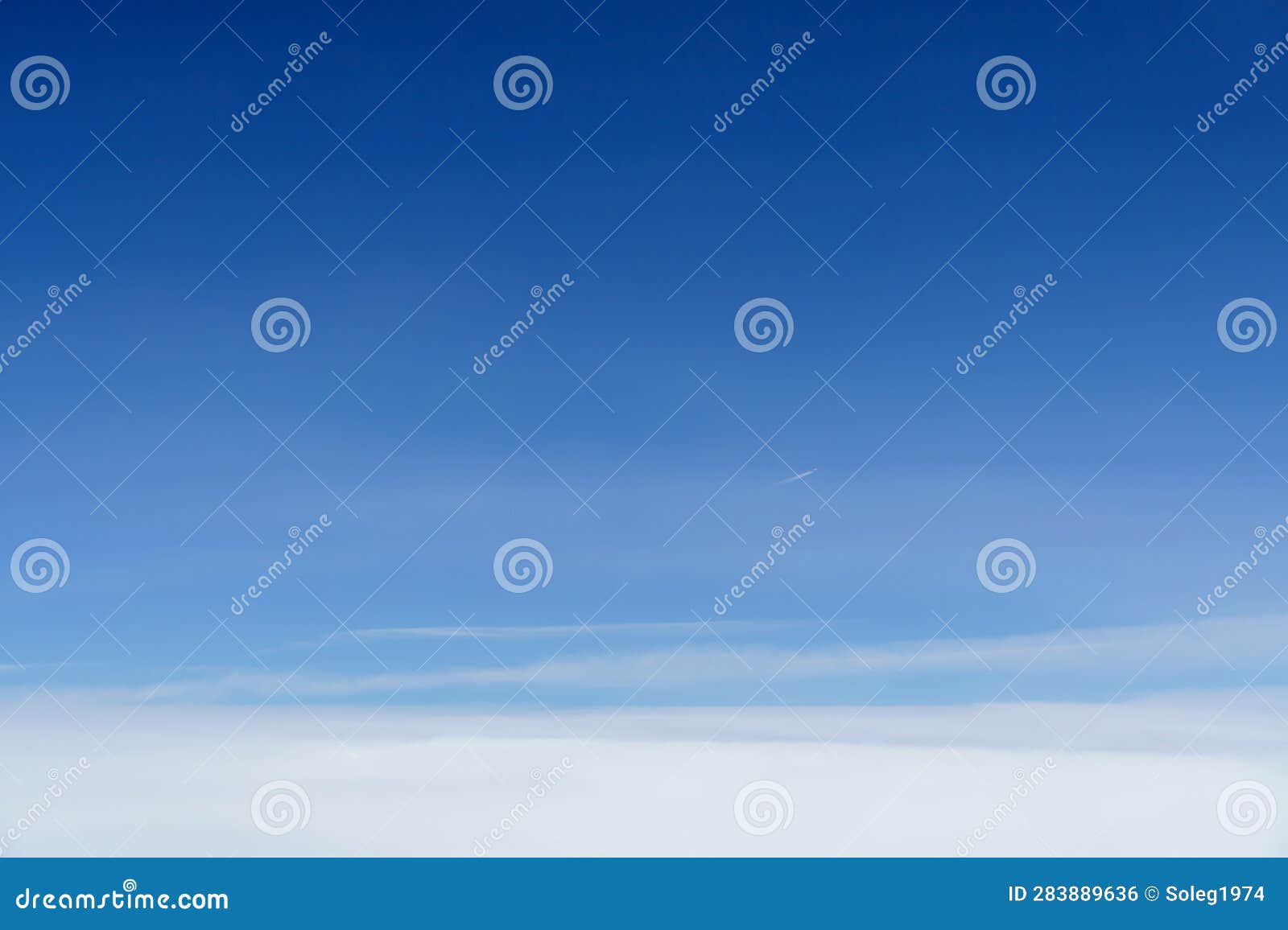 Beautiful Blue Sky with Soft Clouds for Abstract Background, Aerial ...