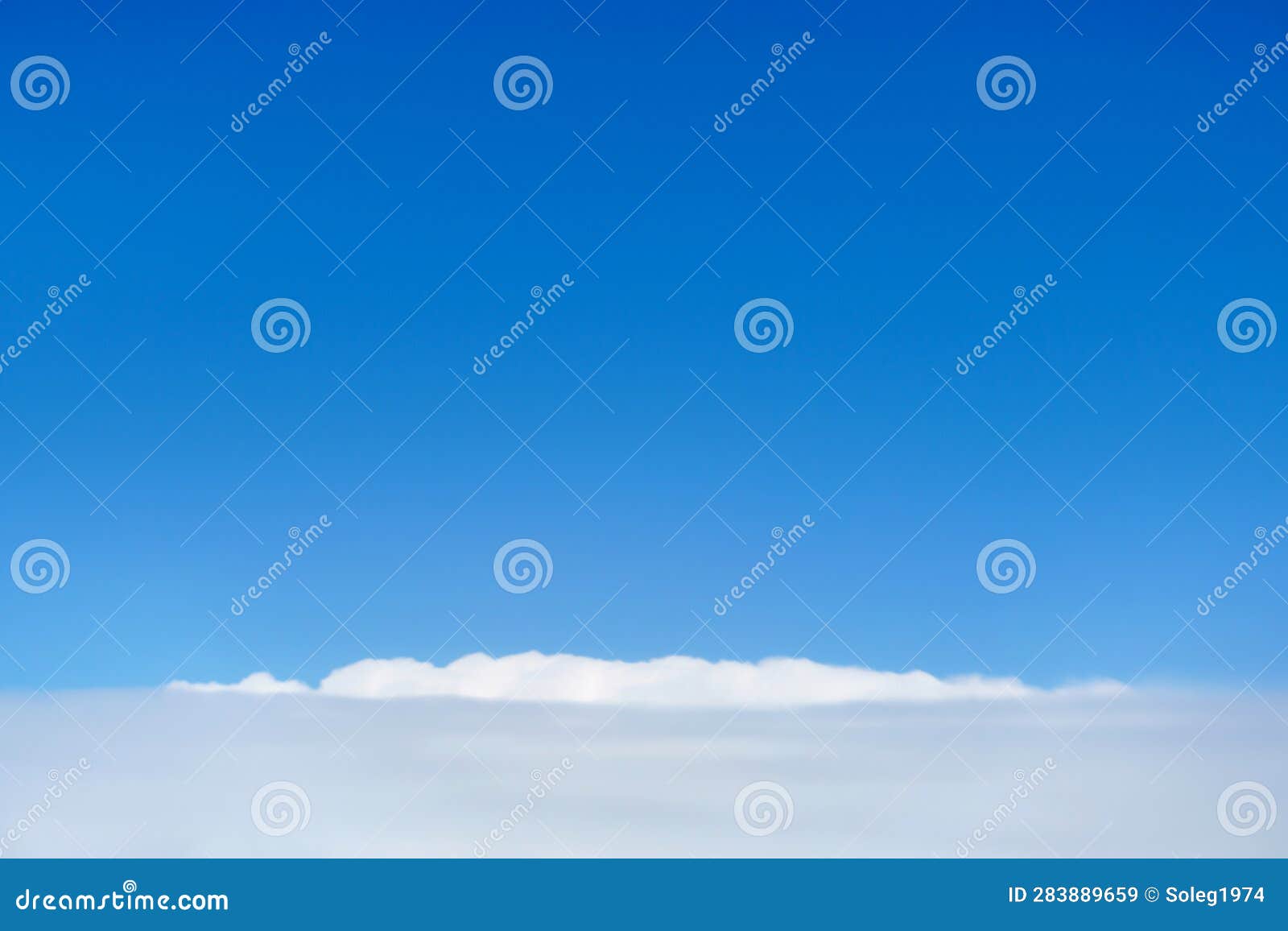 Beautiful Blue Sky with Soft Clouds for Abstract Background, Aerial ...