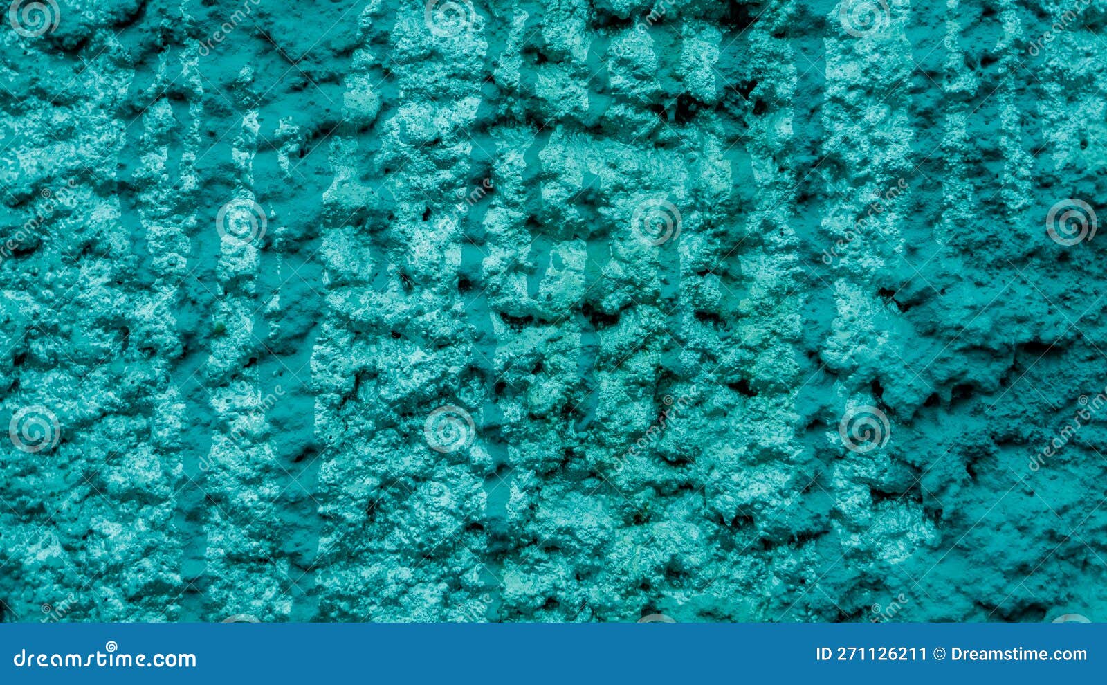 Beautiful Blue Textured Plaster on the Wall. Stock Image - Image of ...