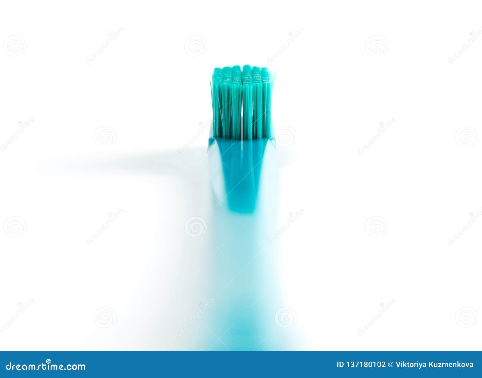 Beautiful Blue Toothbrush. Close Up Stock Photo - Image of health ...