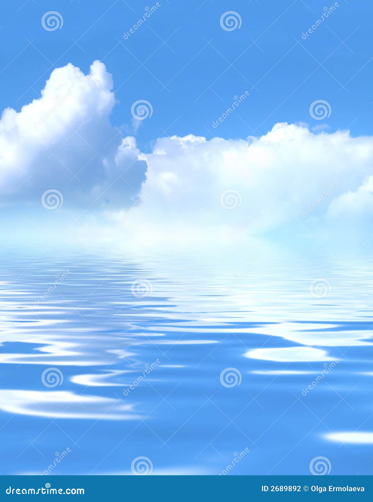 Beautiful Blue Water stock photo. Image of silence, beautiful - 2689892