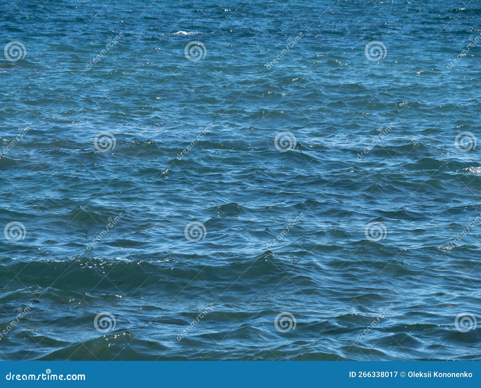 Beautiful Blue Water Surface As a Background. the Texture of Water ...