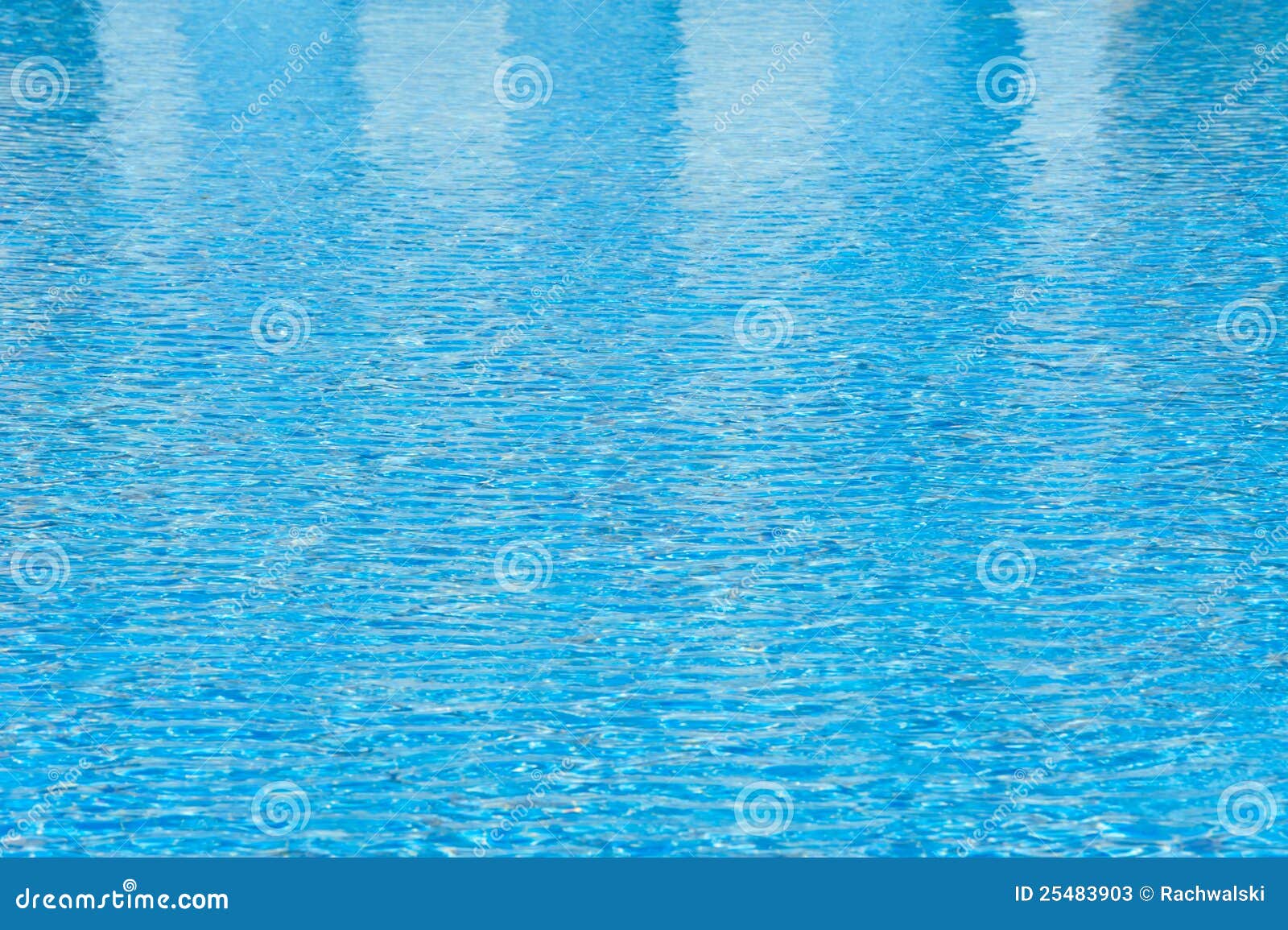 Beautiful Blue Water of the Swimming Pool Stock Image - Image of pool ...