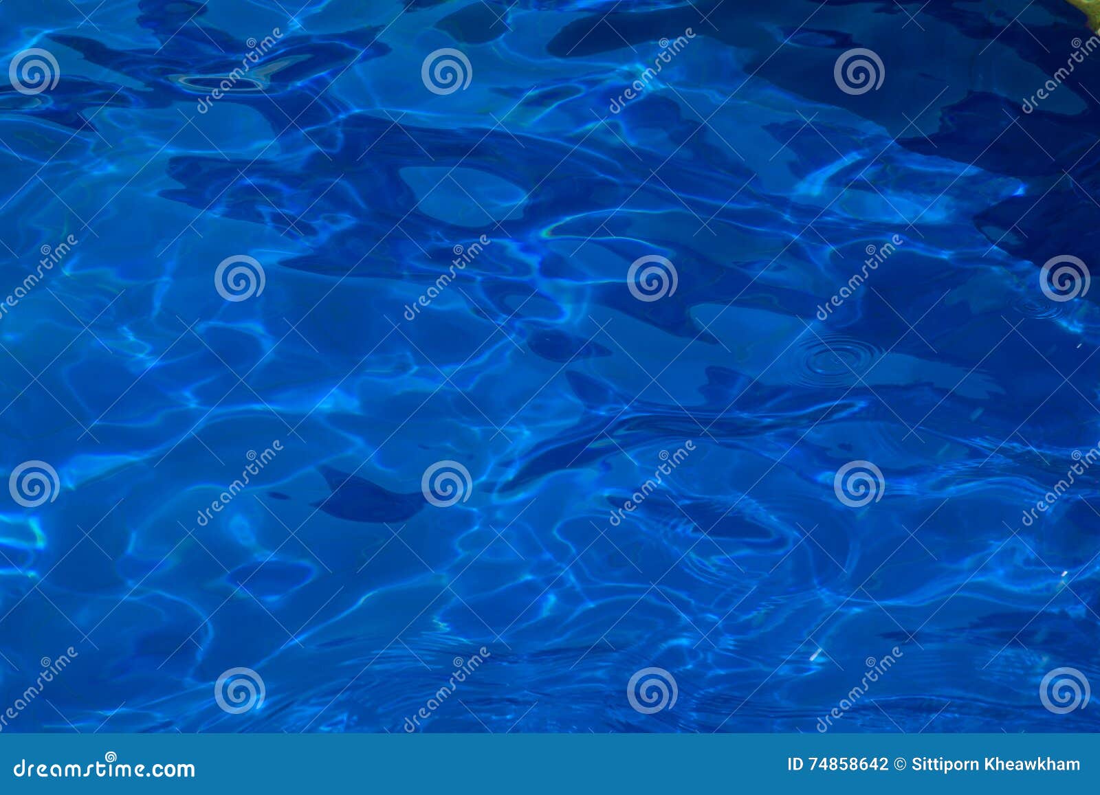 Beautiful Blue water stock photo. Image of idyllic, fresh - 74858642