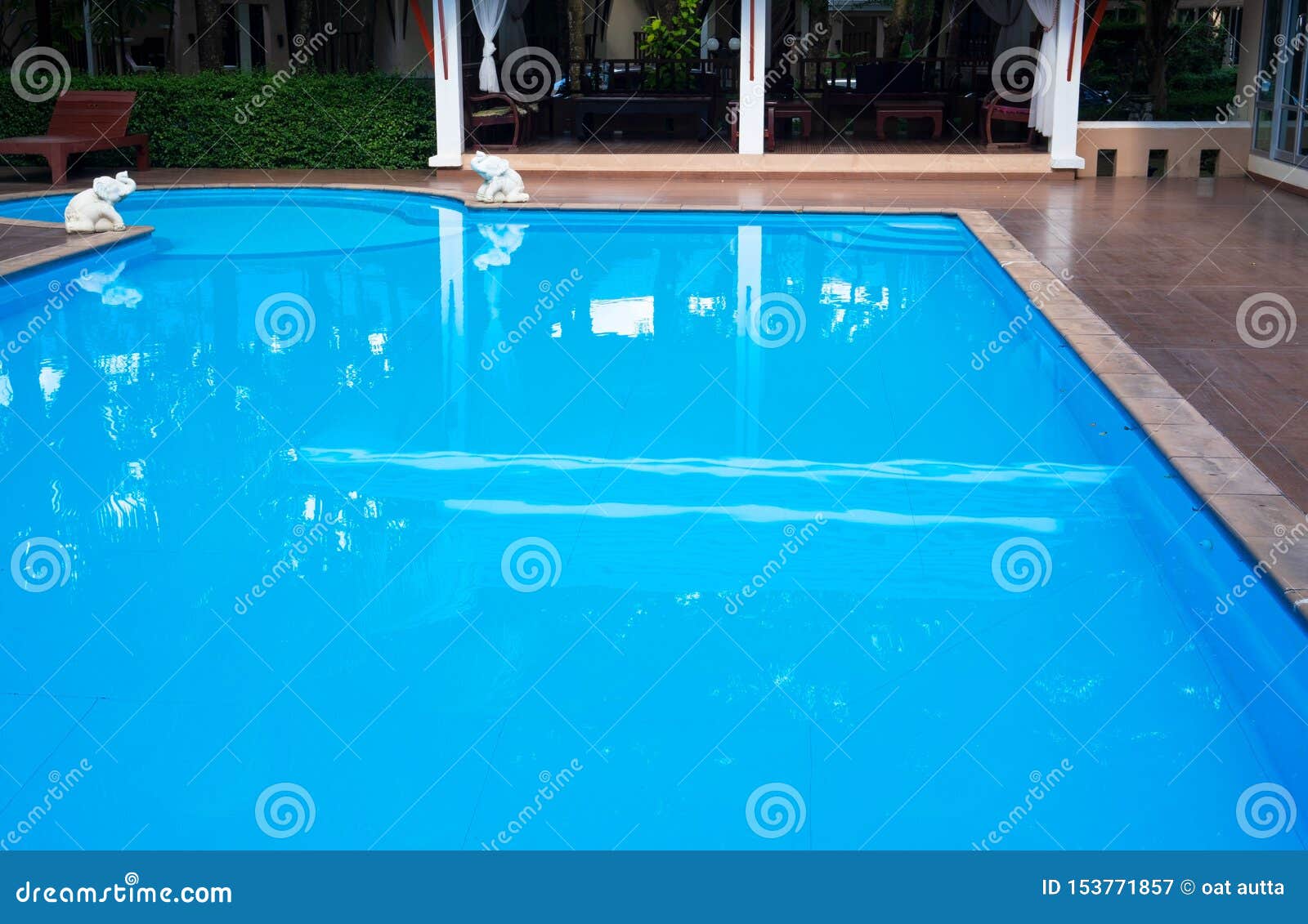 Beautiful Blue Water ,swimming Pool for Background Stock Image - Image ...
