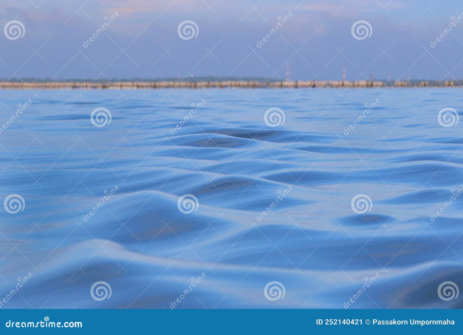 Beautiful Blue Wave in the Sea. Stock Image - Image of abstract ...