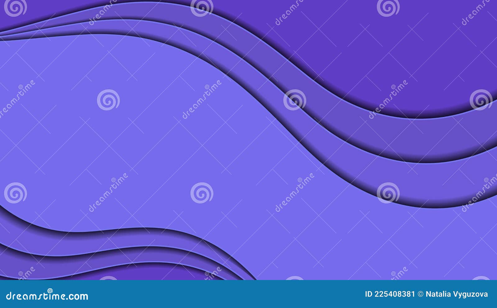 Beautiful Blue Wavy Background. Stock Vector - Illustration of wavy ...