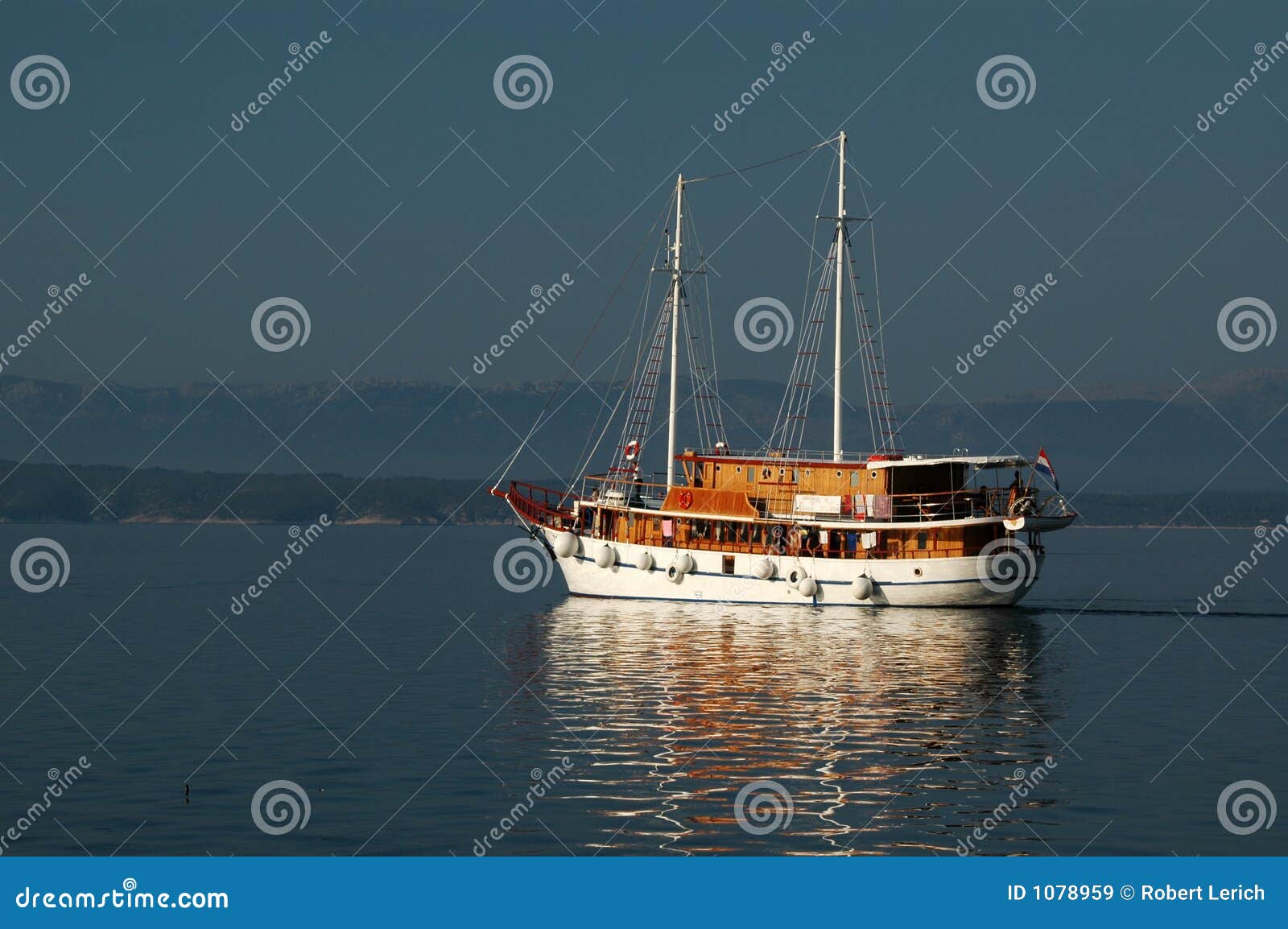 Beautiful boat stock image. Image of excursion, horizontal - 1078959