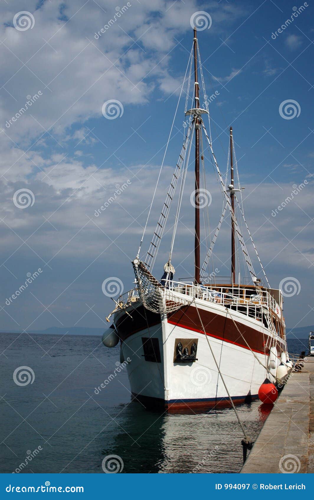 Beautiful boat stock image. Image of beach, dusk, pier - 994097